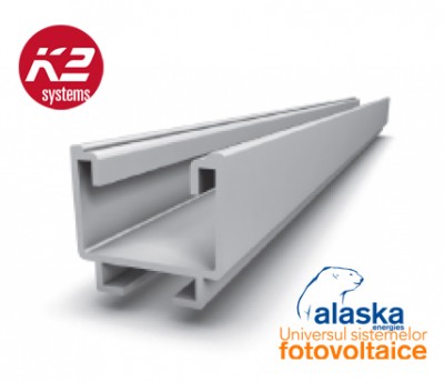 Kit clema dubla fotovoltaice K2 SYSTEMS MiniRail | Structura sustinere ...